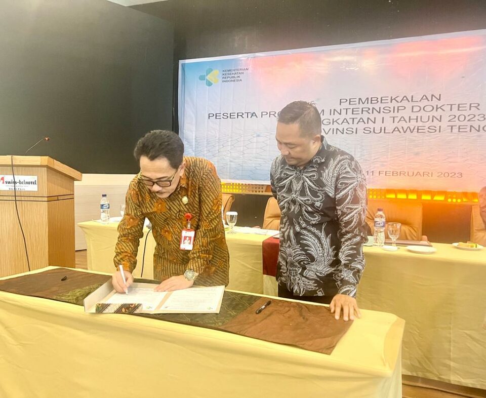 Pembekalan Peserta Program Internship Dokter Indonesia Angkatan 1 Tahun 2023 di Provinsi ...